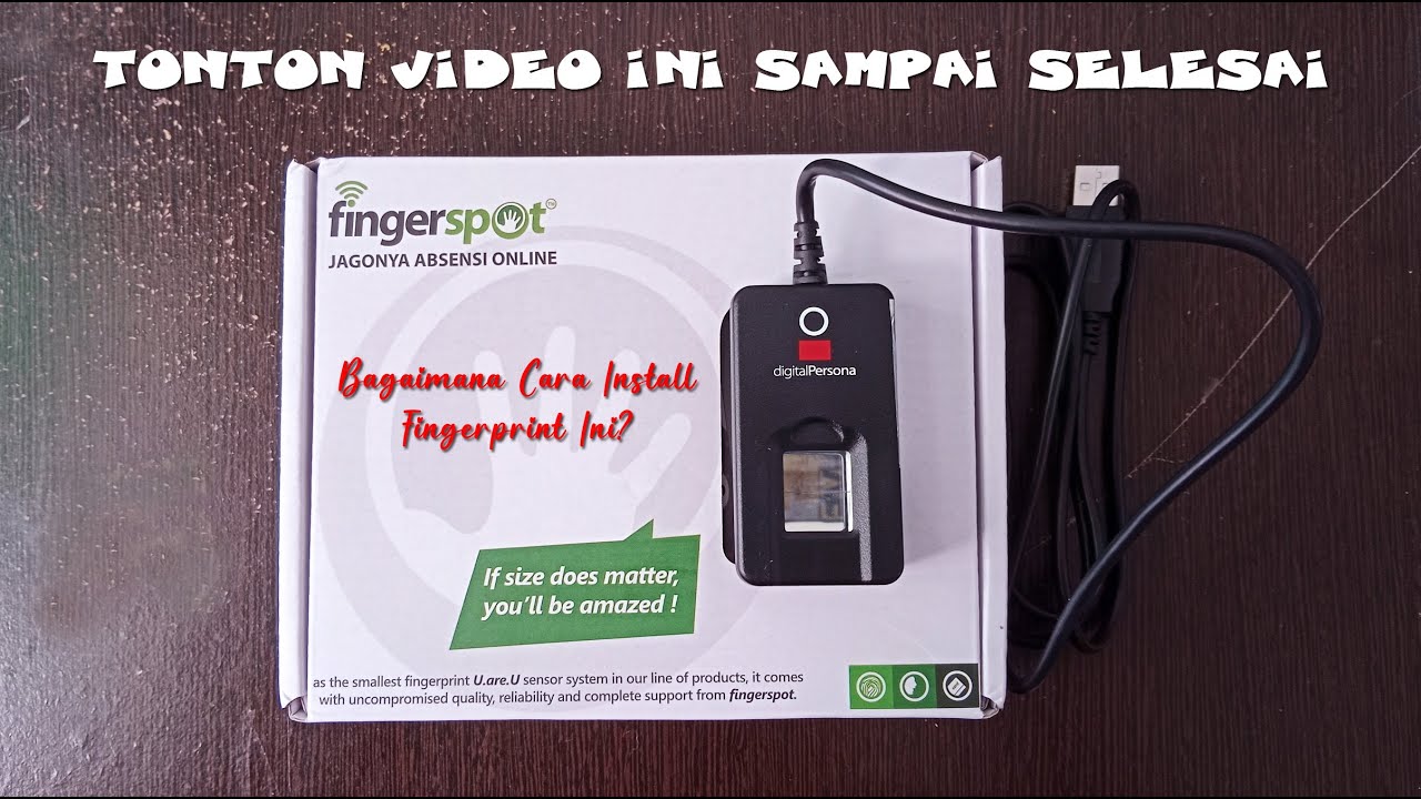 TUTORIAL INSTALL FINGERSPOT DIGITALPERSONA 5100 | FINGERPRINT BPJS KESEHATAN #GudangIlmuNaria ...