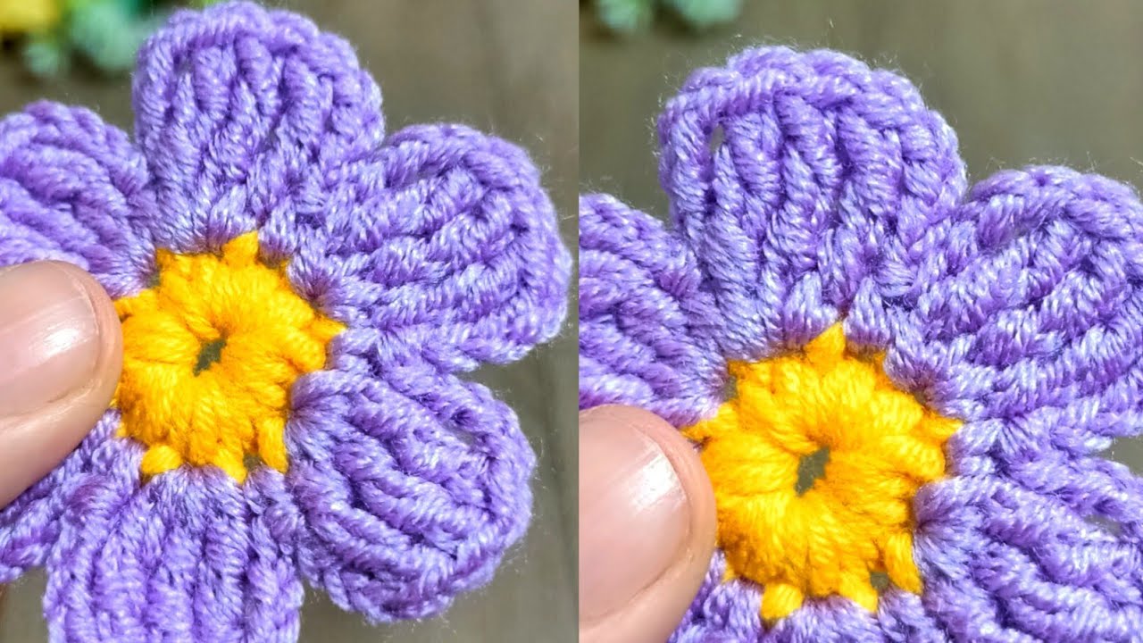 :Amazing Crochet Flower Motif Tutorial – Step by Step Instructions ...