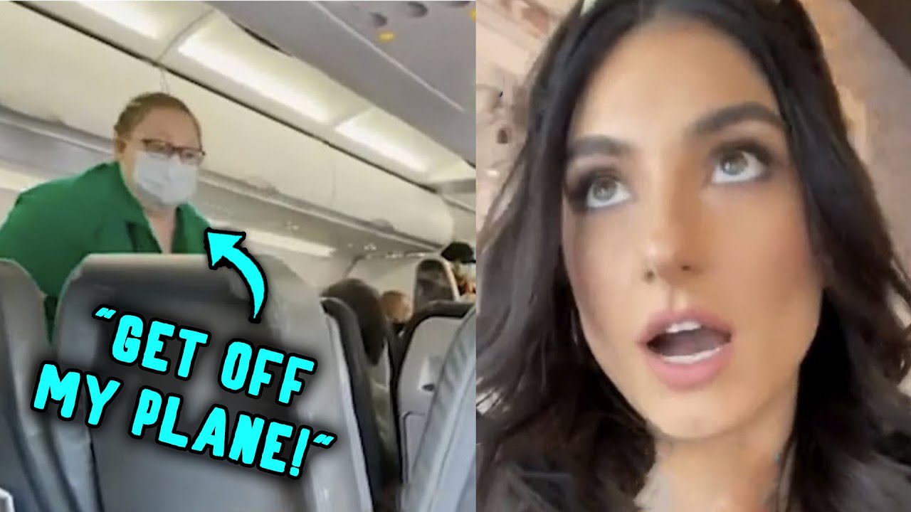 Flight Attendants Get Petty At Karens midflight freakout - YouTube
