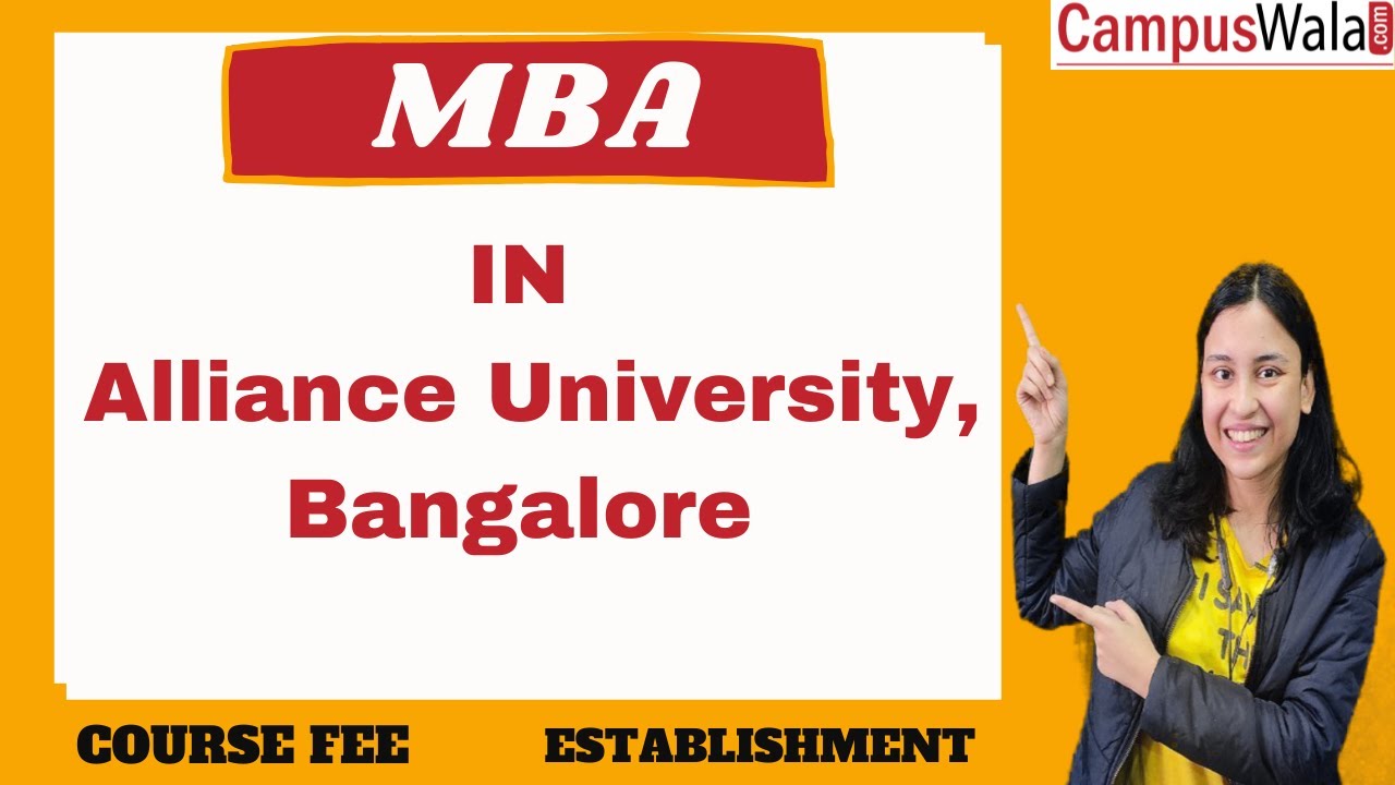 MBA from Alliance University, Bangalore | Admissions | Management ...