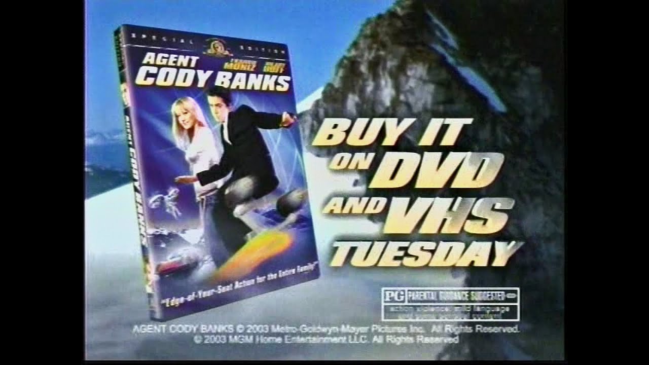 Agent Cody Banks On DVD And VHS Promo, The WB KBWB-TV 20 (Aug 01, 2003 ...