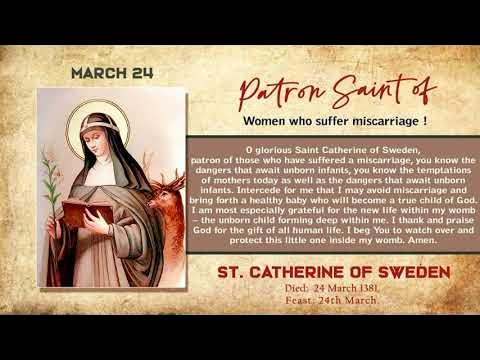 ST. CATHERINE OF SWEDEN | PRAY FOR US | 24 MARCH 2022 | by Fr. Diago ...