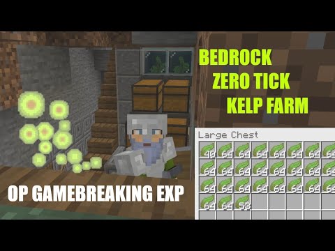 Zero Tick Kelp Farm Minecraft Bedrock vs Java pt6 - YouTube