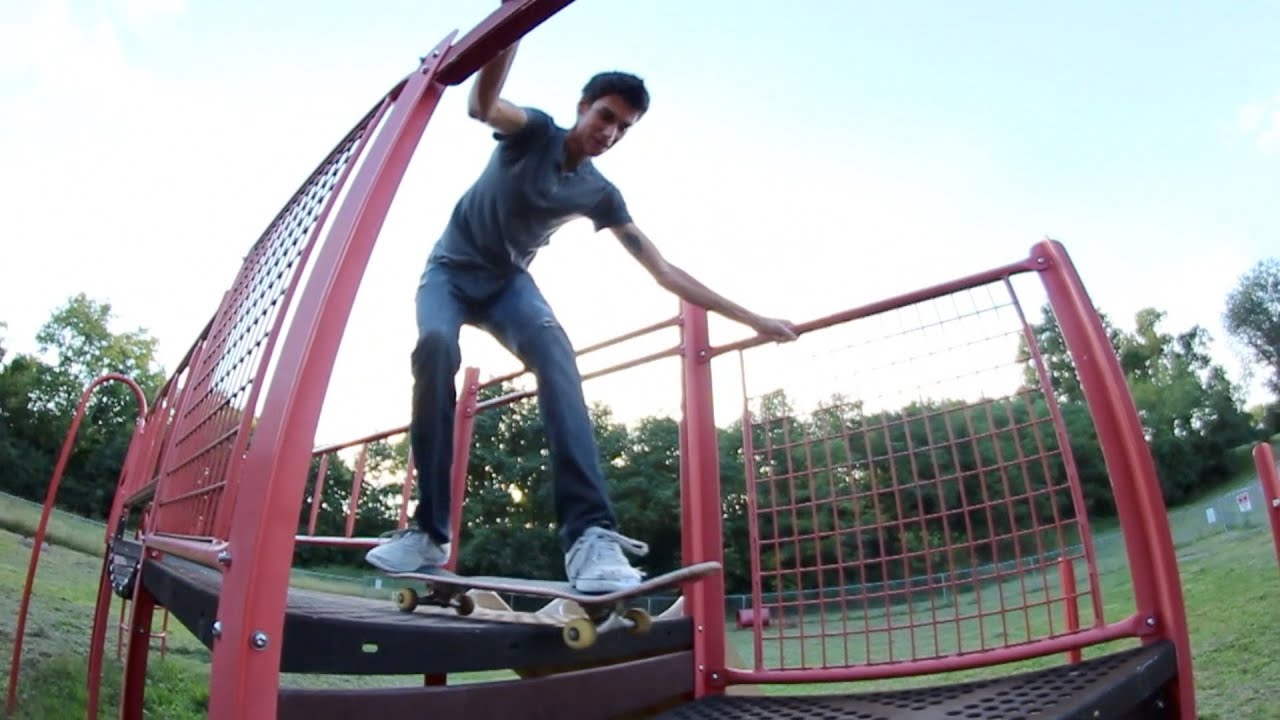 EXTREME PLAYGROUND SKATEBOARDING - YouTube