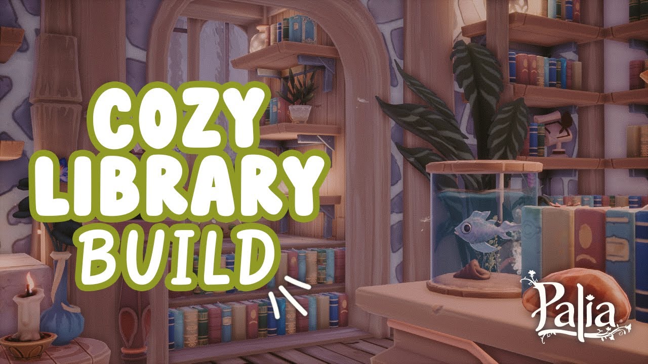 LIBRARY Build in Palia 📚 | SWITCH & PC Friendly 💗 | Palia Build ...