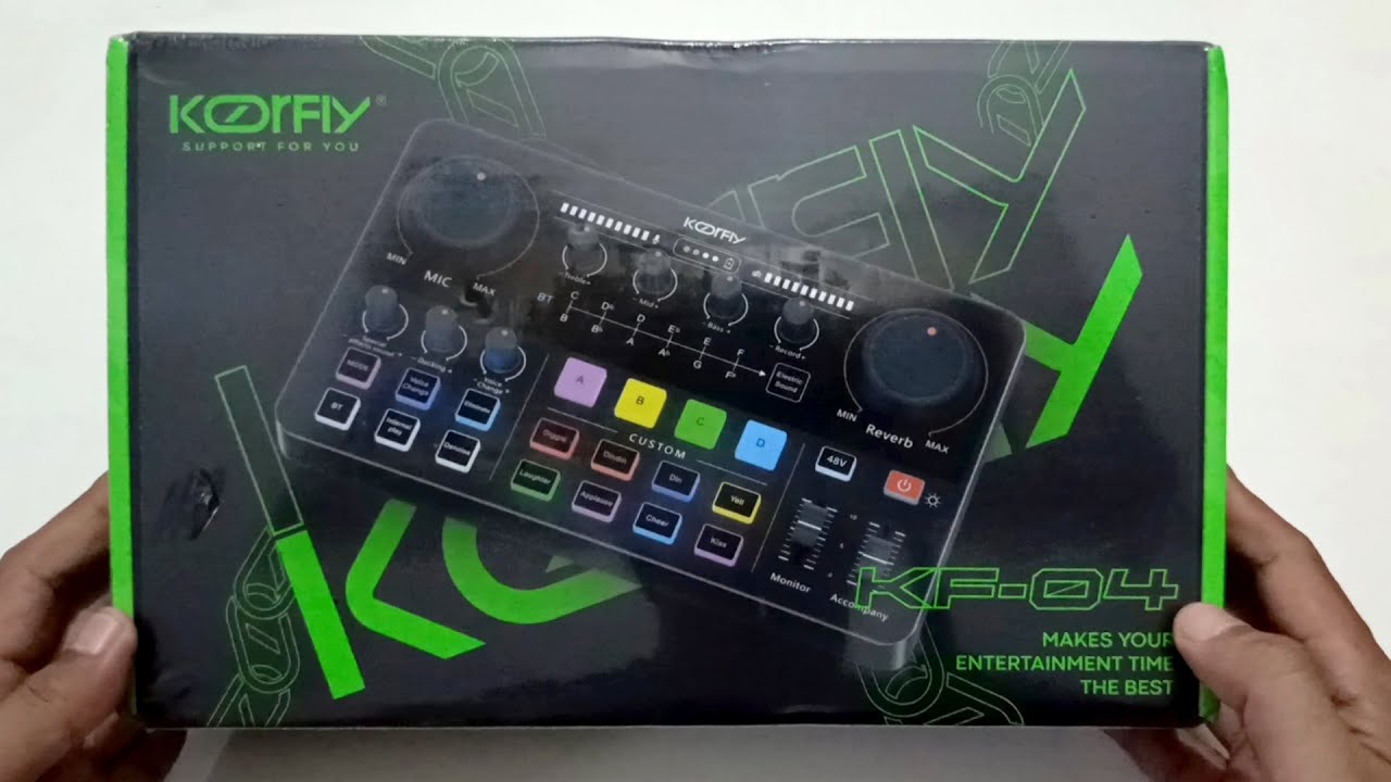 Unboxing Koorfly KF-04 Soundcard - YouTube