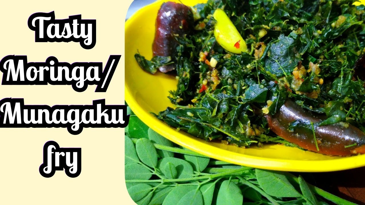 Munagaku Fry | Moringa Fry | Drumstick Leaves Fry (English Subtitles ...