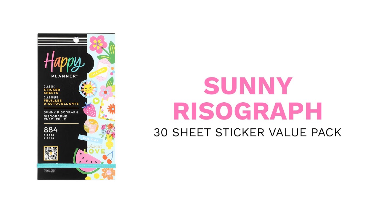 Sunny Risograph - Value Pack Stickers | SVP130-261 - YouTube