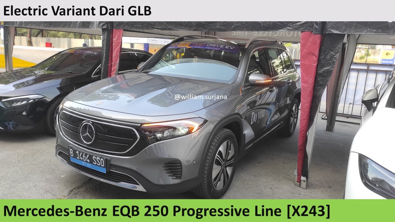 Mercedes-Benz EQB 250 Progressive Line [X243] review - Indonesia - YouTube