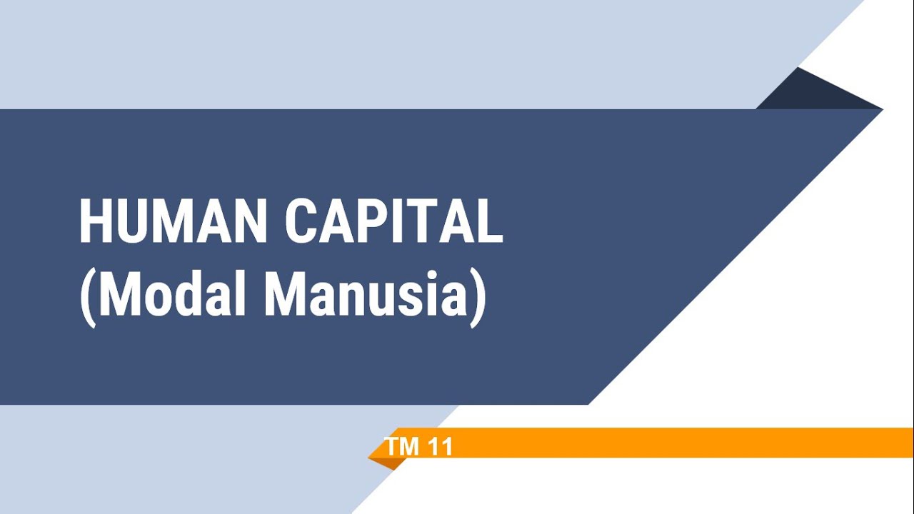 [TM 11] Human Capital (Modal Manusia) | Manajemen Inovatif @sandinw1408 ...