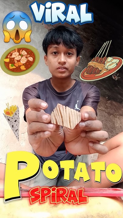 POTATO SPIRAL ROLE 🥔 😱 - YouTube
