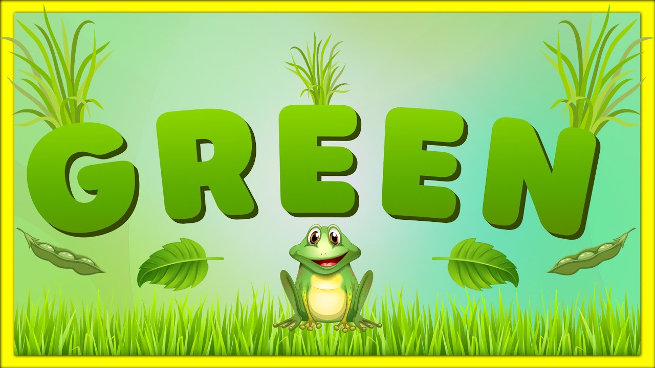 Color Green | Learn the Color Green with Examples for Kids - YouTube