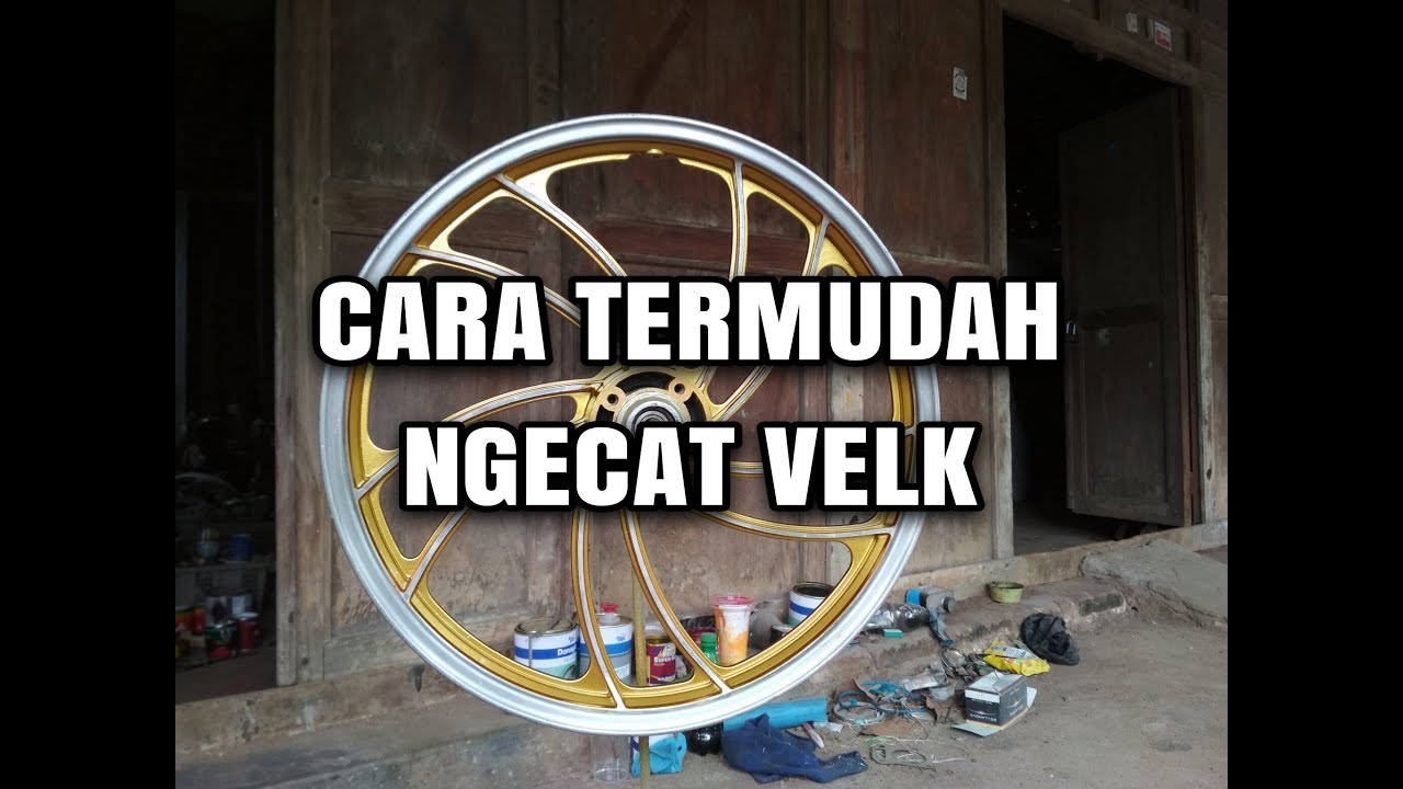 Mengecat velg motor // cefiro // PONDOH CUSTOM - YouTube