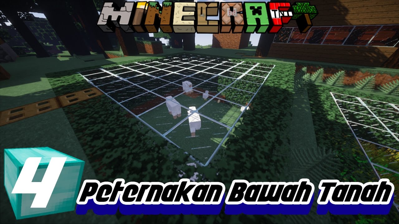 Membuat Peternakan Bawah Tanah - Minecraft Survival Evolve #4 - YouTube