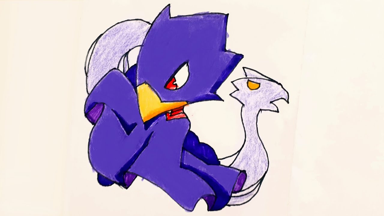 How to draw Fumikage Tokoyami by Gifted Hands | drawing of Fumikage ...