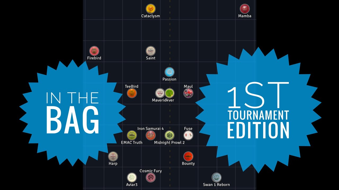 In the Bag: My First Disc Golf Tournament Edition (ft. Ace Trace App) - YouTube