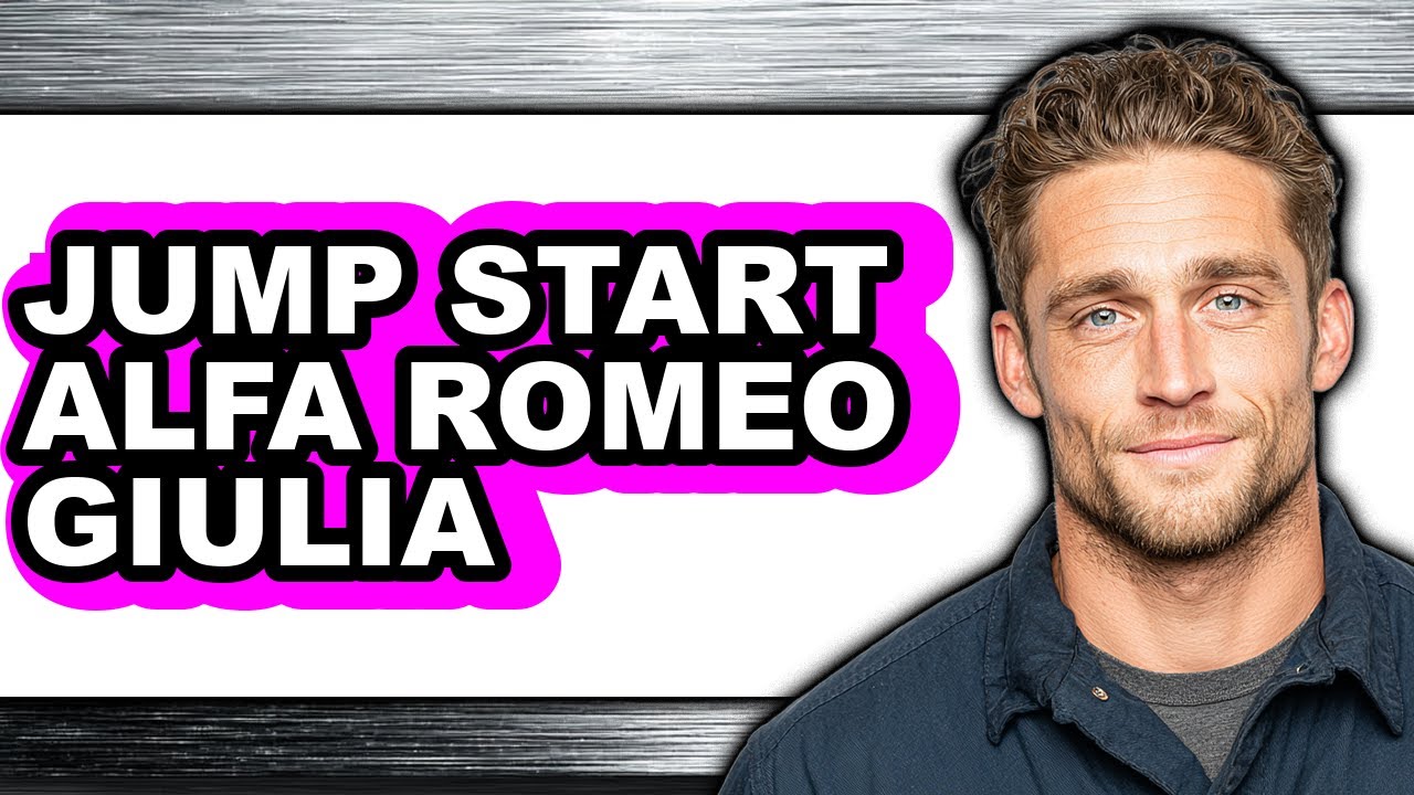 How to Jump Start Alfa Romeo Giulia (easy Method) - YouTube