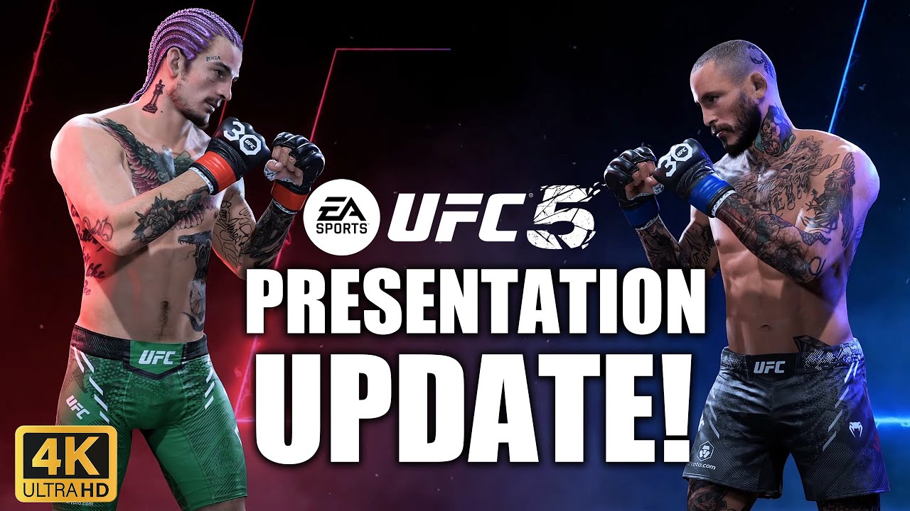 NEW UFC 5 PRESENTATION UPDATE IN 4K!! (THOUGHTS AND SUGGESTIONS!) - YouTube