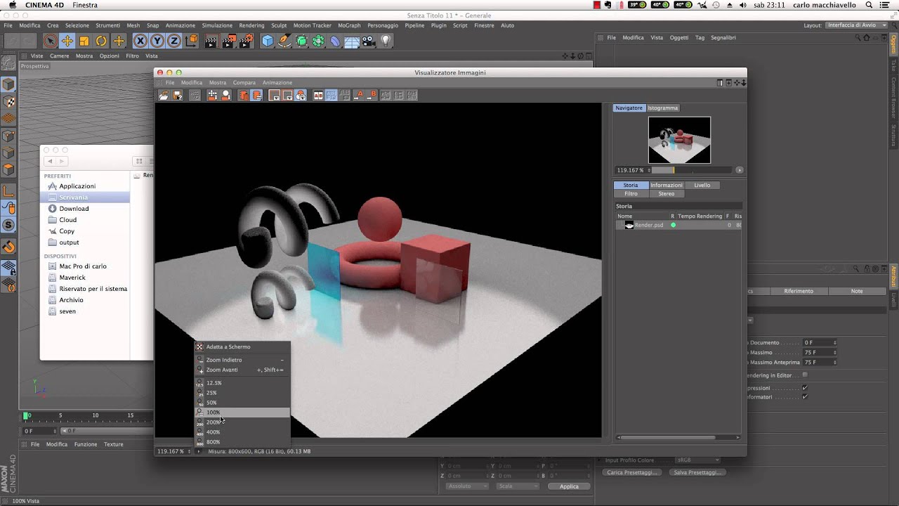 Cinema 4D 0016 : r17 il visualizzatore immagini per elaborare le ...