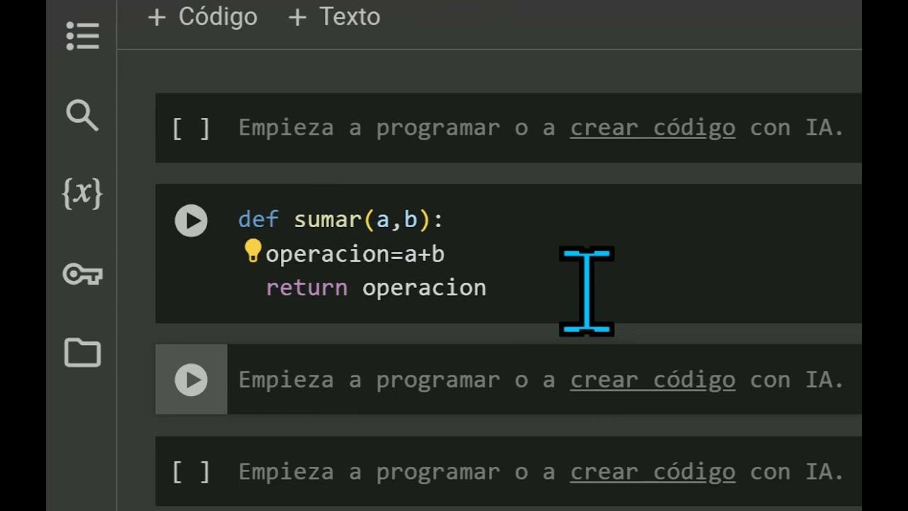 Creando una función de forma fácil en Python (función suma) - YouTube