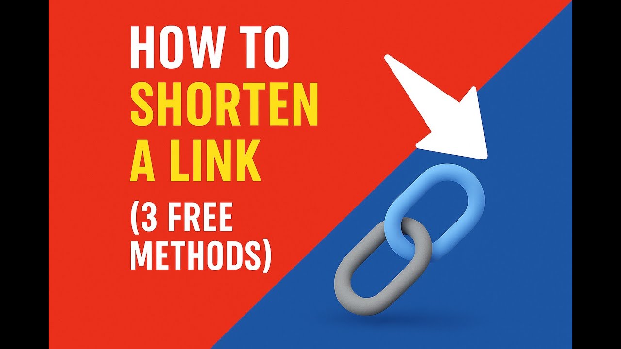 How to Shorten a Link (3 FREE Methods) - YouTube