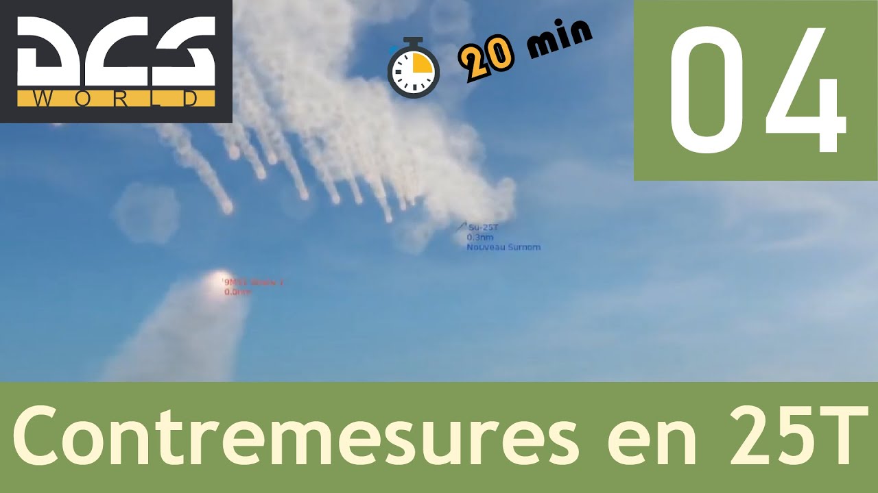 Contremesures (Flares, Chaff, ECM) | Tuto | DCS Su25T - YouTube