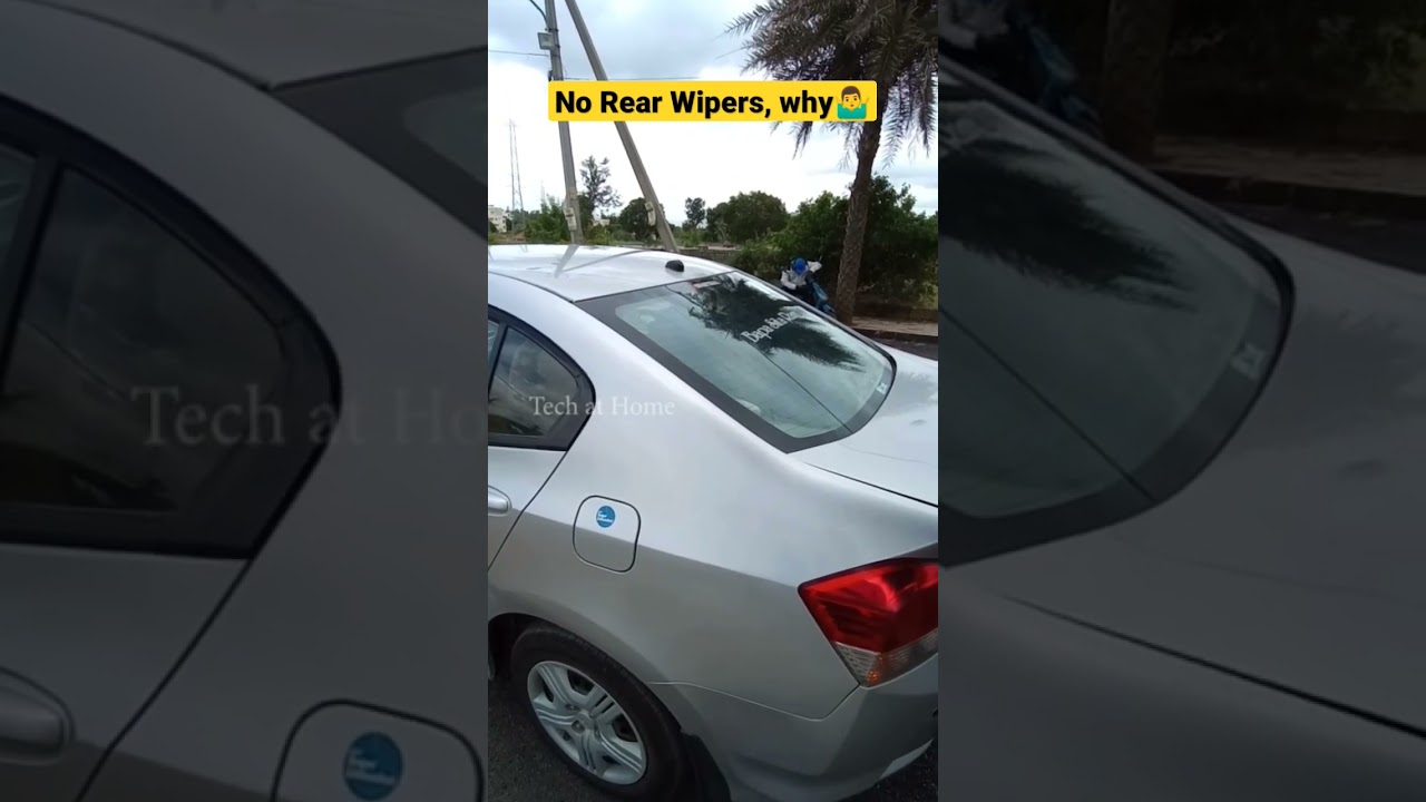 Why sedans don't get rear wipers ? #shorts #cartips #carmaintainance # ...