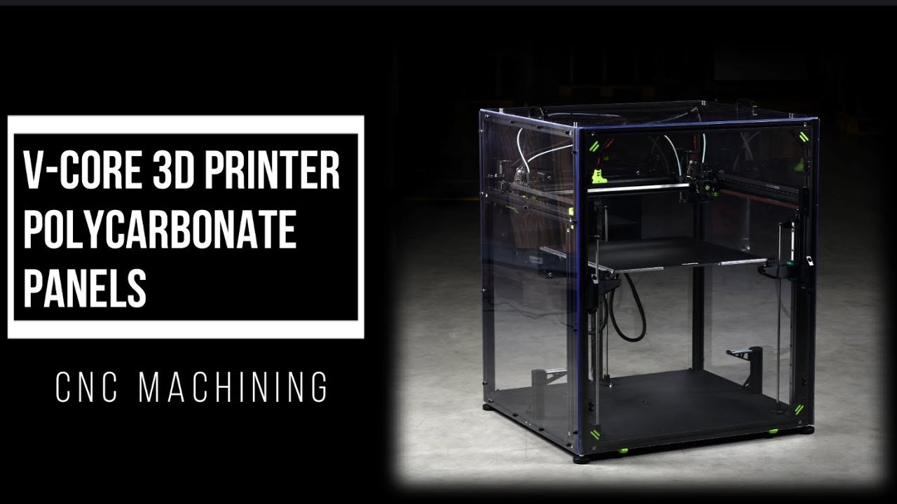 Rat Rig V-CORE 4 polycarbonate panels CNC machining - YouTube