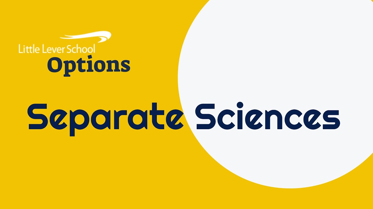 Separate Science Options Video - YouTube