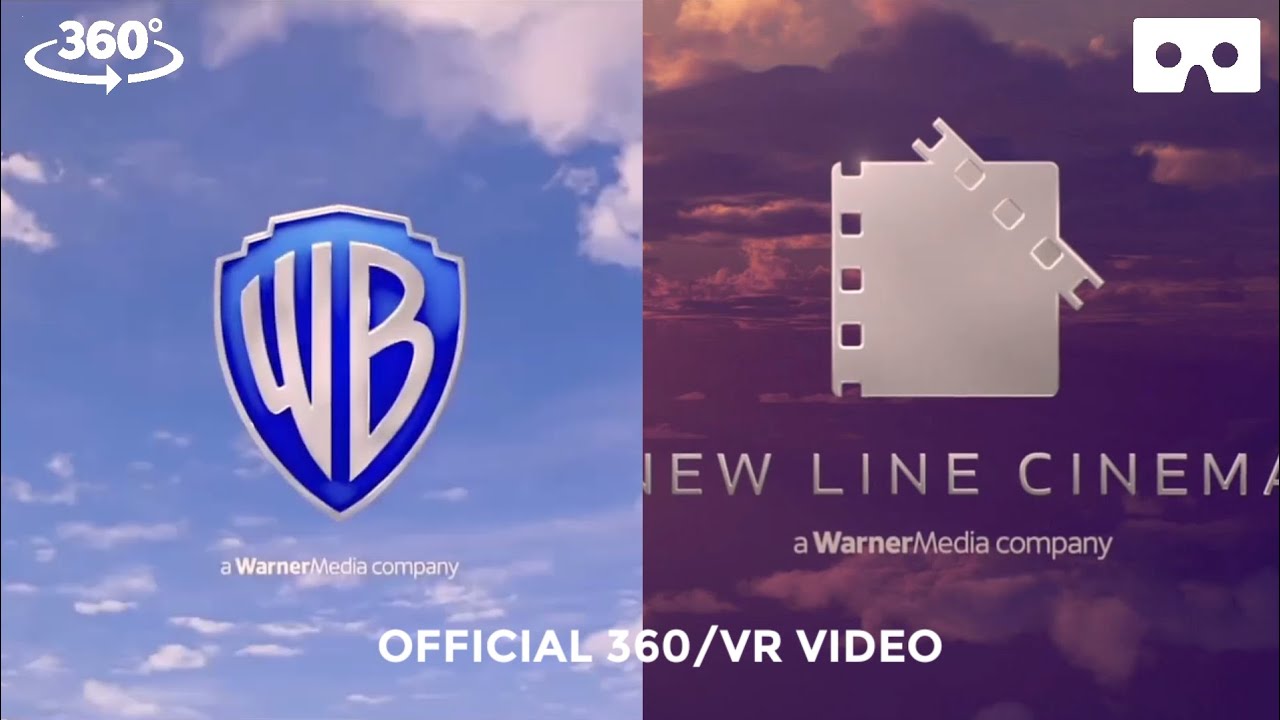 Warner Bros. Pictures/New Line Cinema logo transition in 360/VR - YouTube