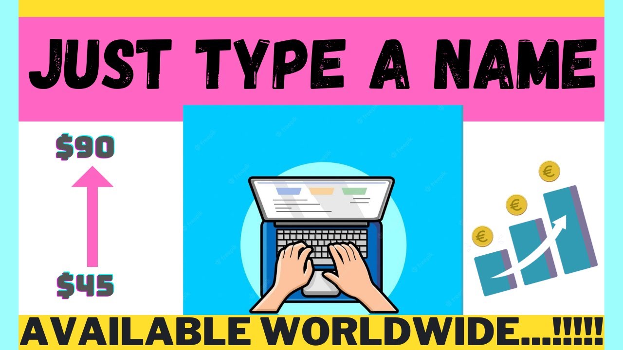 Earn $280 + Per Week as a BEGINNER Typing Names Online. Available ...