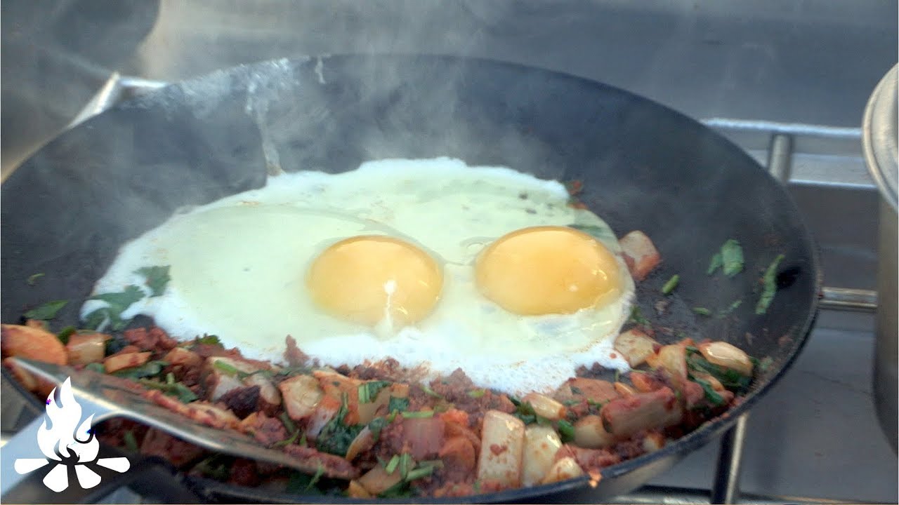 Overland cooking - Huevos Ranchero - YouTube