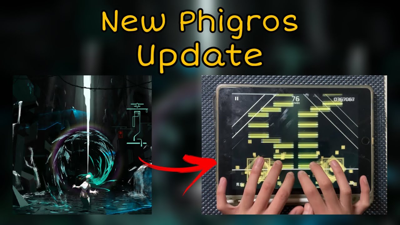 【Phigros】1 New Song [青丘]- First Try + Phi Gameplay - YouTube