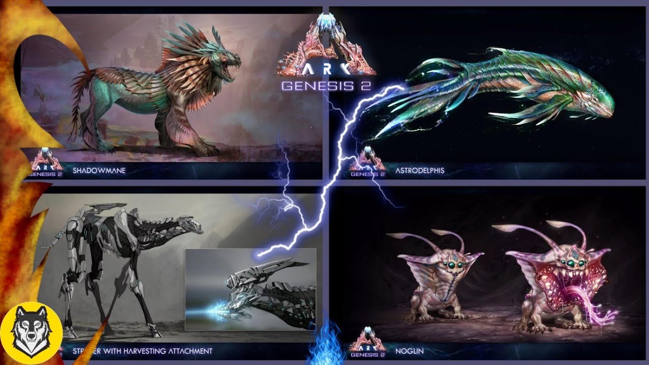 TUTTE LE NUOVE CREATURE CONFERMATE PER ARK GENESIS 2!|Ark ITA ...