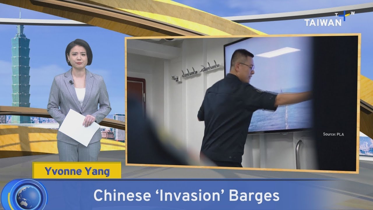 Chinese ‘Invasion’ Barges, What's Up Taiwan – News at 20:00, March 14 ...