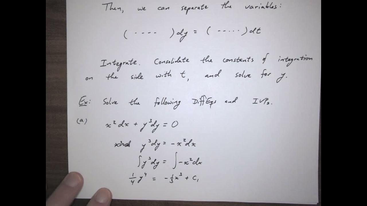 Mth 256 Section 1.2 - YouTube