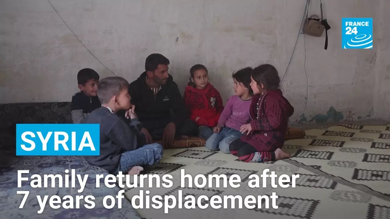 Syrian family returns home after seven years of displacement • FRANCE ...