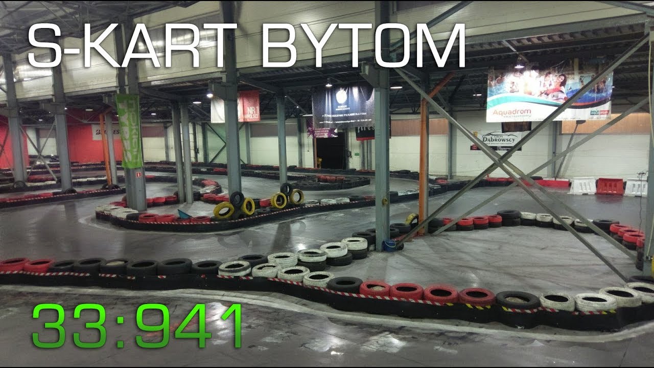 S-Kart Bytom Onboard. Mój najlepszy czas - 33:941 Second best time of ...