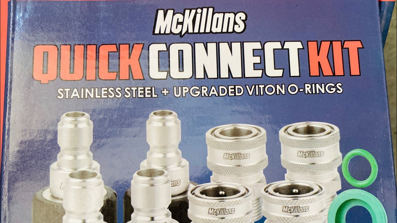Installing MCKILLANS Stainless Quick Connect Kit - YouTube