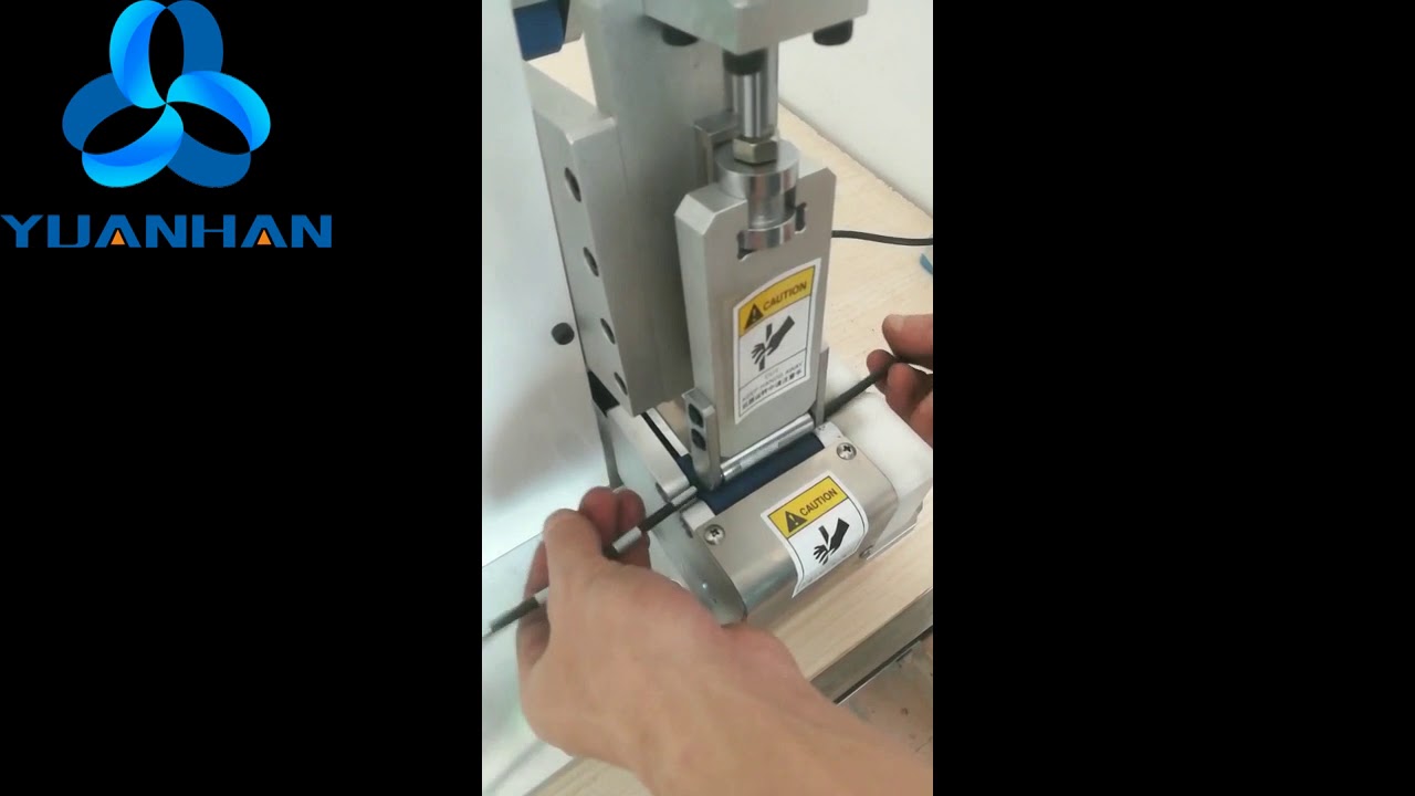 Cable Label Wrapping-around Machine, Wire Labeling Machine - YouTube