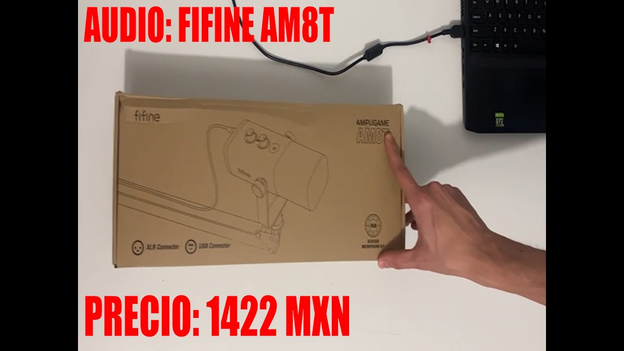 review unboxing microfono fifine am8t (2025 - YouTube