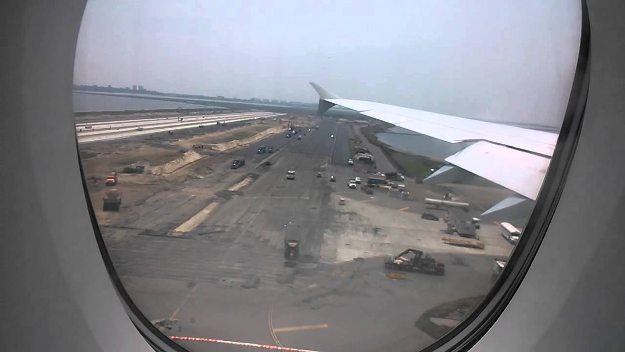 Airbus A380 - LH400 landing in New York JFK - YouTube
