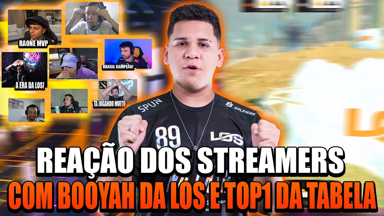 REAÇÃO STREAMERS: LOS SEGUE AMASSANDO NO MUNDIAL E COMEÇA COM BOOYAH NO ...