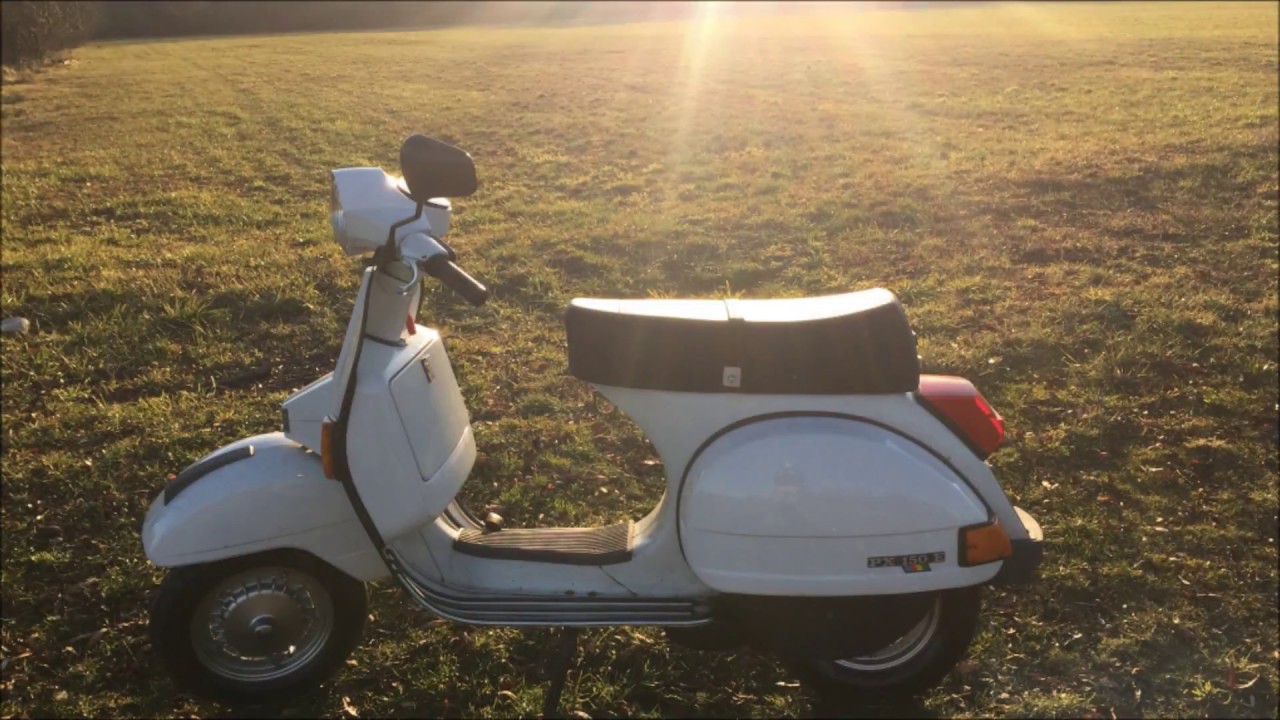 vespa px 150 il ritorno in strada - YouTube
