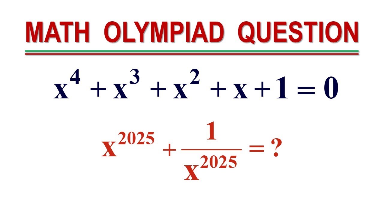 A Nice Algebra Problem | Math Olympiad Questions - YouTube