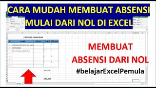 Cara Membuat Absensi di Excel | Doovi