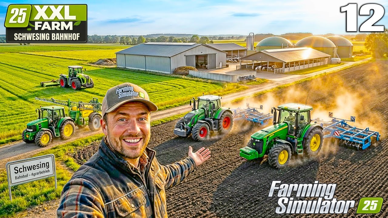 THE POWER OF TWO! 🚜 Fendt 936 & JD 8420 Double Tillage│FS25│XXL FARM ...