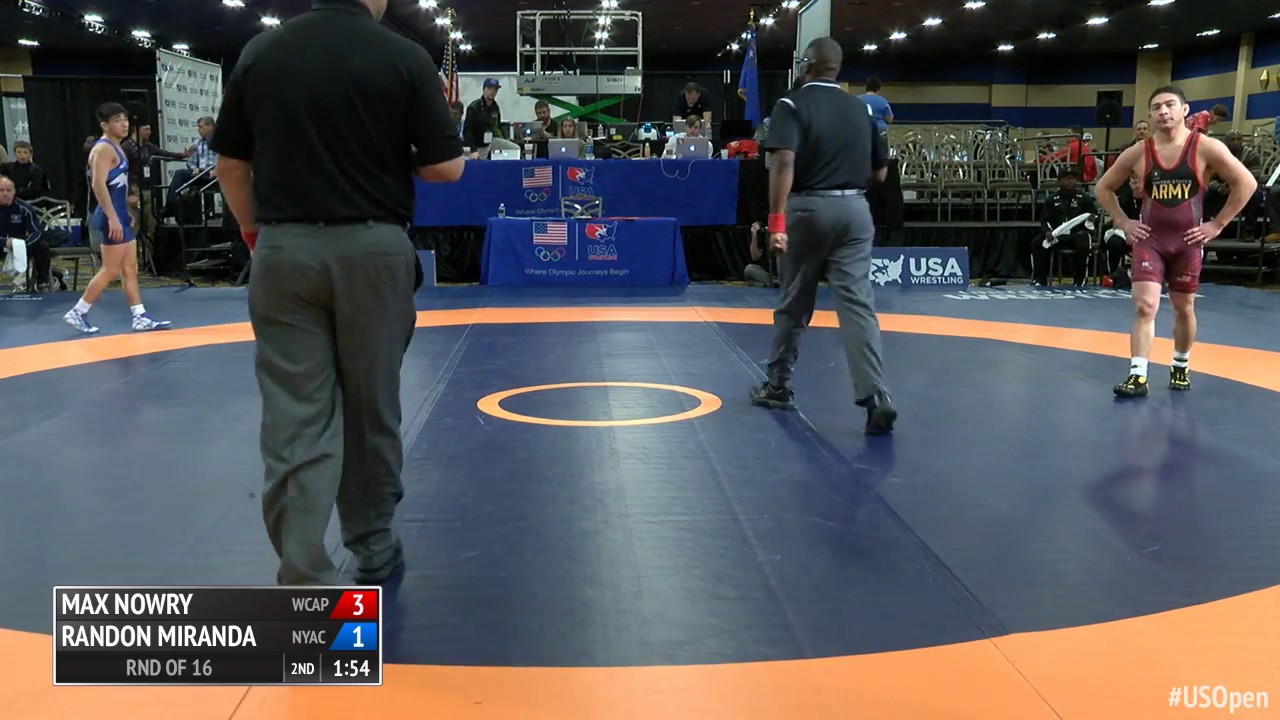 59 Rnd of 16 - Max Nowry (Army (WCAP)) vs. Randon Miranda (New York ...