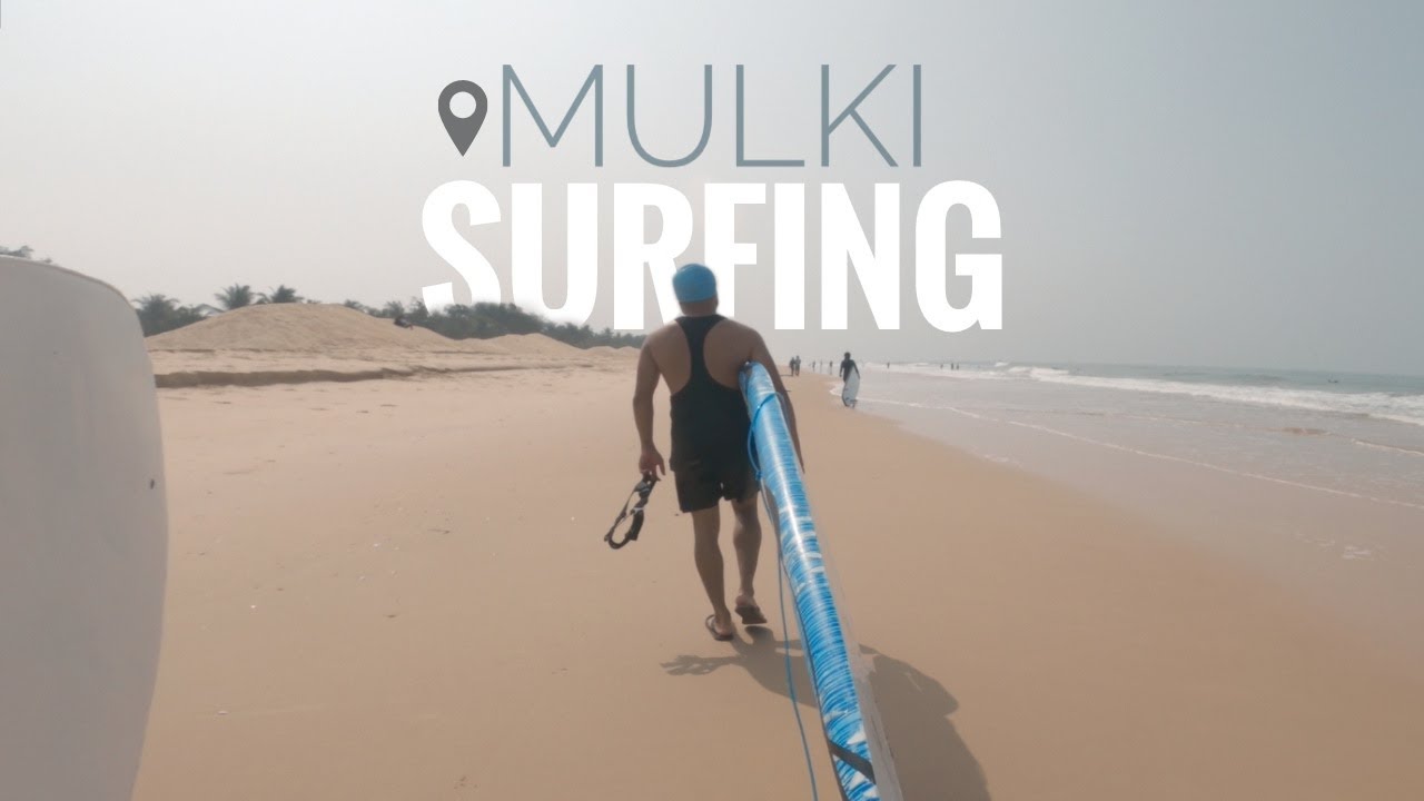 Surfing At Mulki - Vlog - YouTube