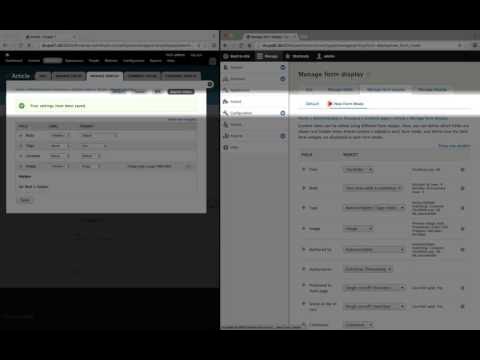 39. How "form modes" work in Drupal 8 and how to add and edit them - YouTube